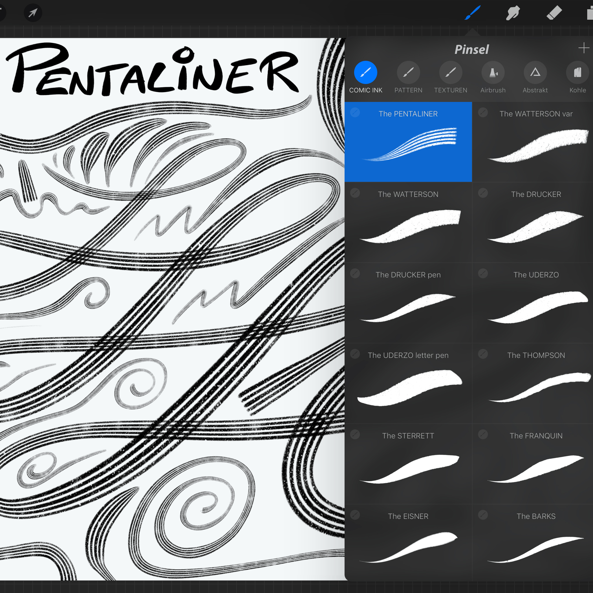 Comic Ink Brushes - GraphicsBunker