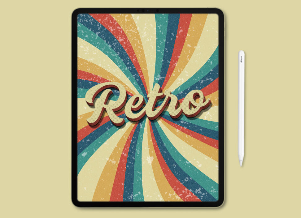 Retro VHS Procreate Brushes - GraphicsBunker