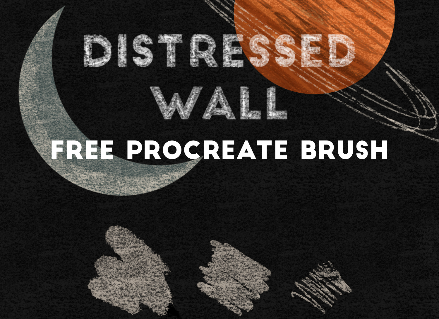 Distressed Wall Procreate Brush - GraphicsBunker
