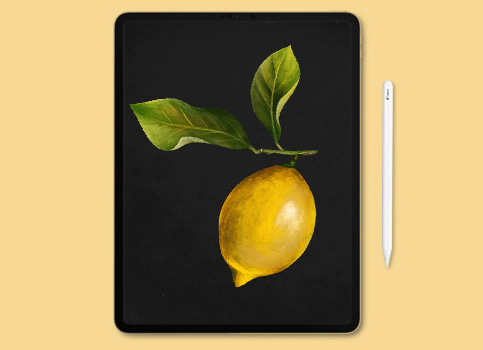 Lemon Drawing Brushes + Tutorial - GraphicsBunker