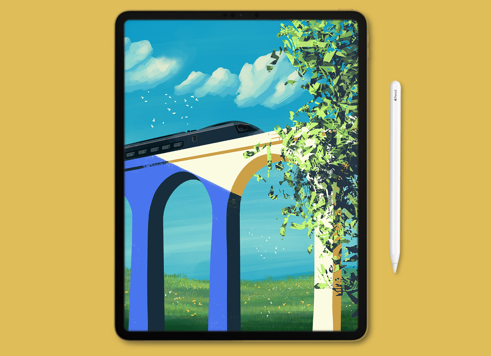 Railroad Bridge Brushes + Tutorial - GraphicsBunker