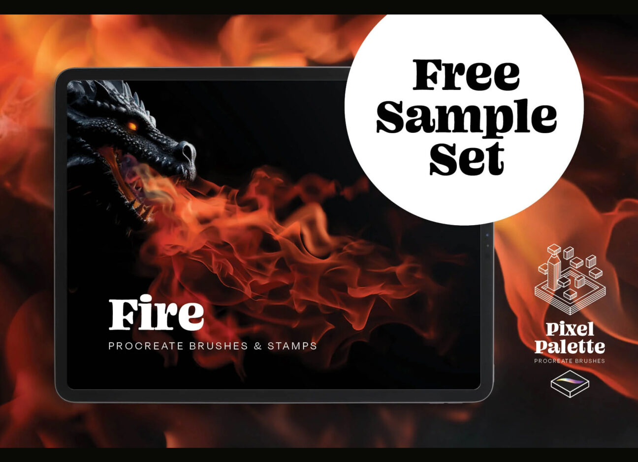 Fire Procreate Brushes Graphicsbunker
