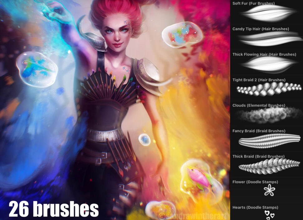 Garden Procreate Brushes - GraphicsBunker