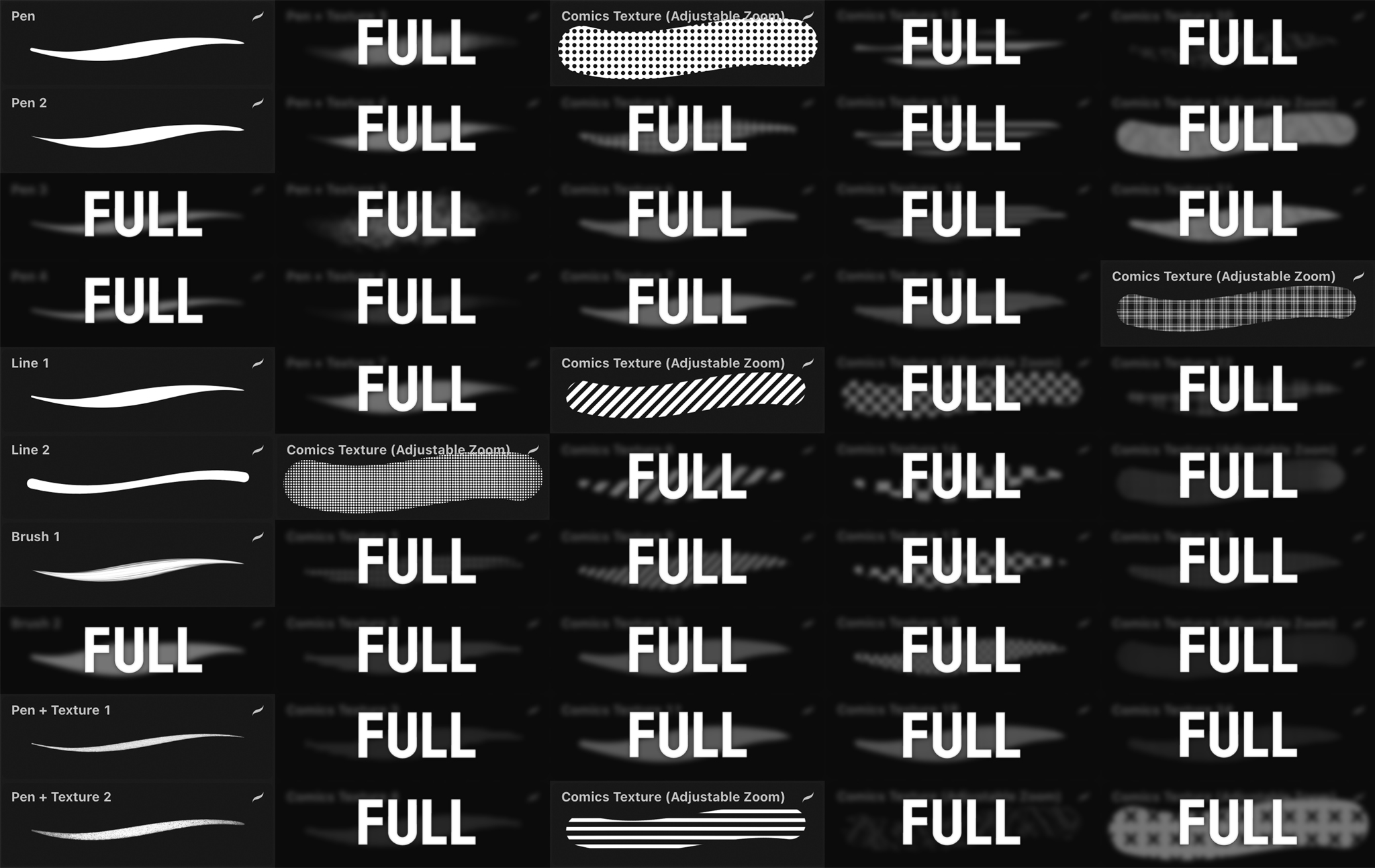 Comic Book Procreate Brush Set - GraphicsBunker