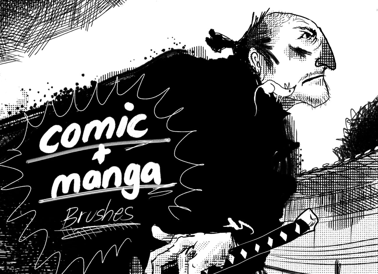 Comic Inking Brushes Procreate - GraphicsBunker