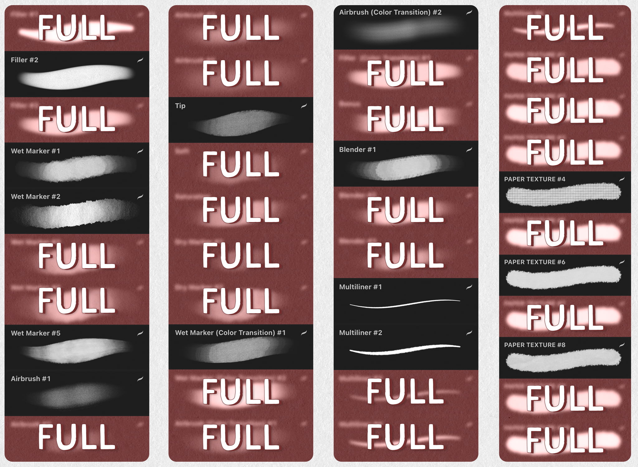 Copic Marker Procreate Brush Set - GraphicsBunker