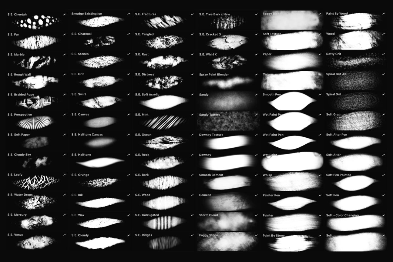 Default Smudge Procreate Brushes Graphicsbunker