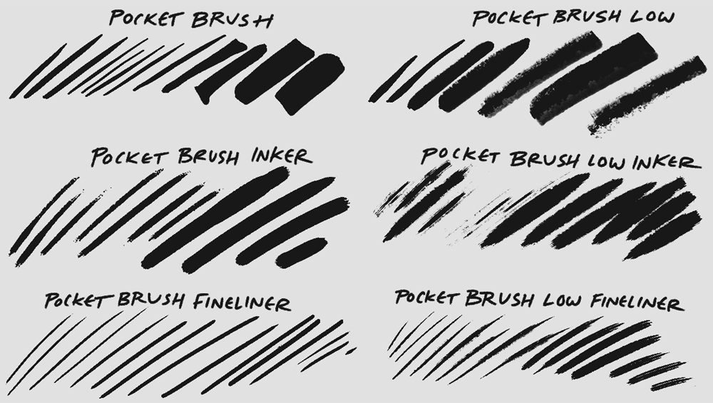 Pocket Photoshop Brush Pack - GraphicsBunker