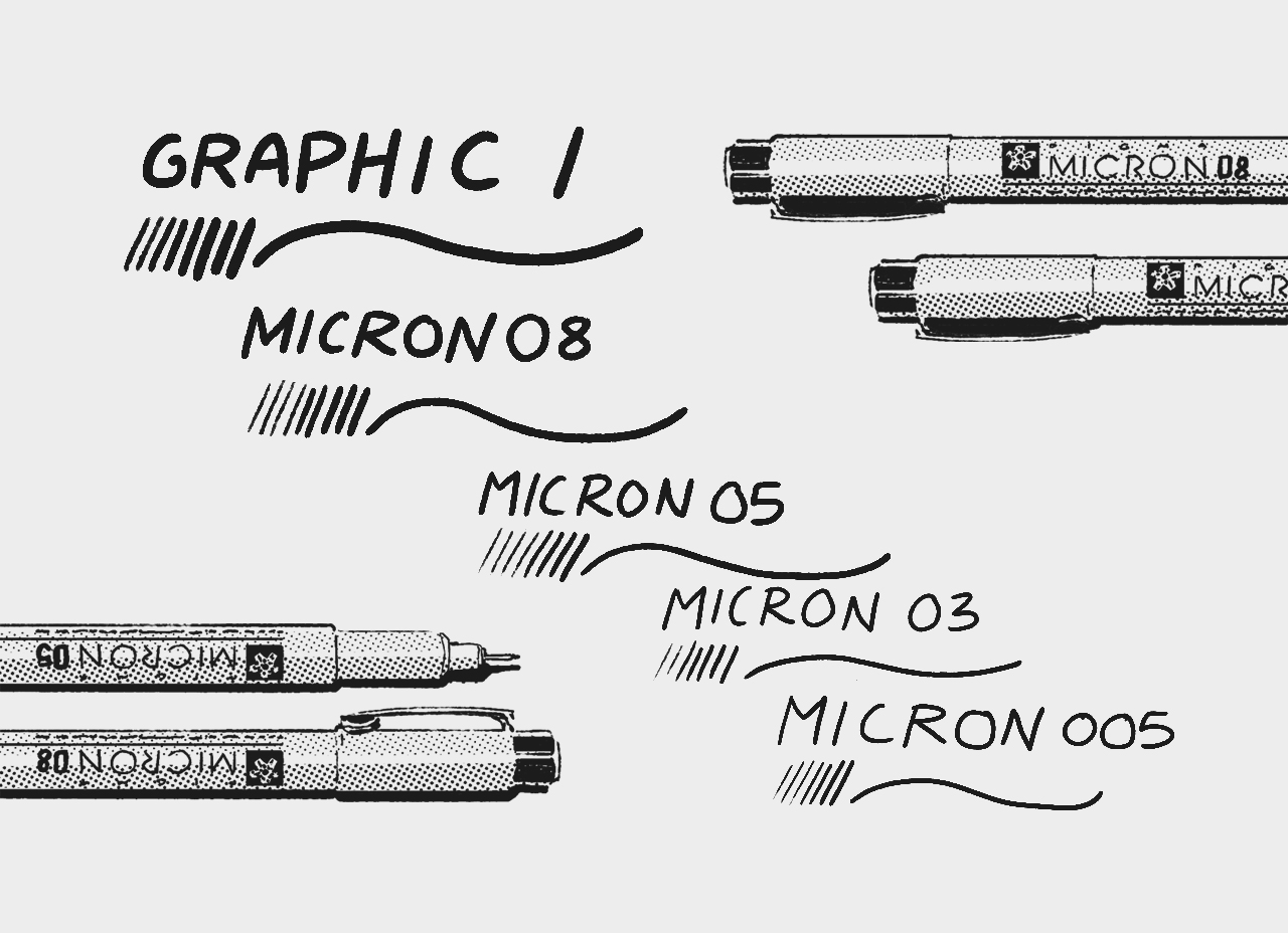 Real Microns Brush Set - GraphicsBunker