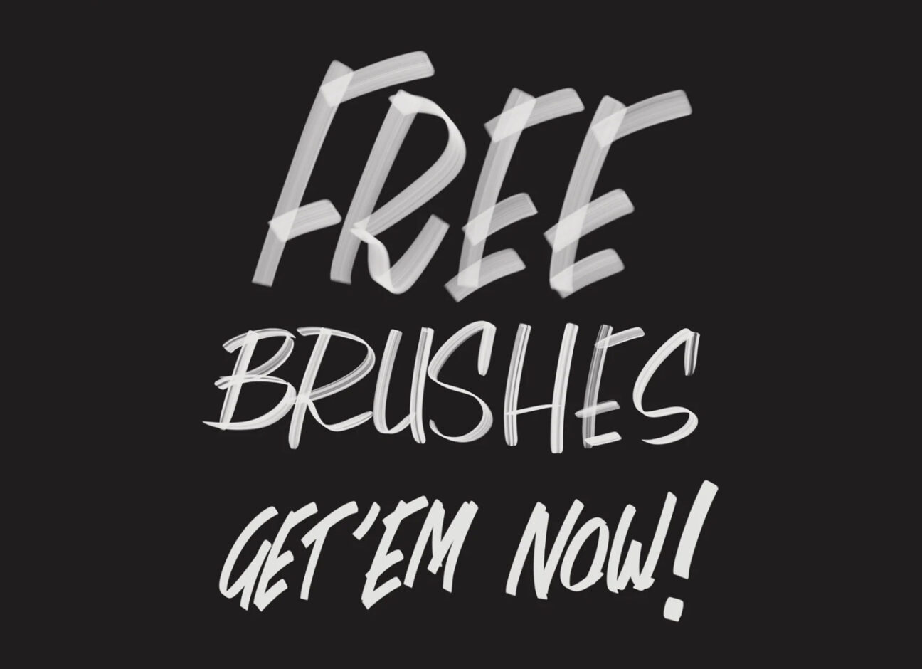 Calligraphy Lettering Procreate Brushes - GraphicsBunker