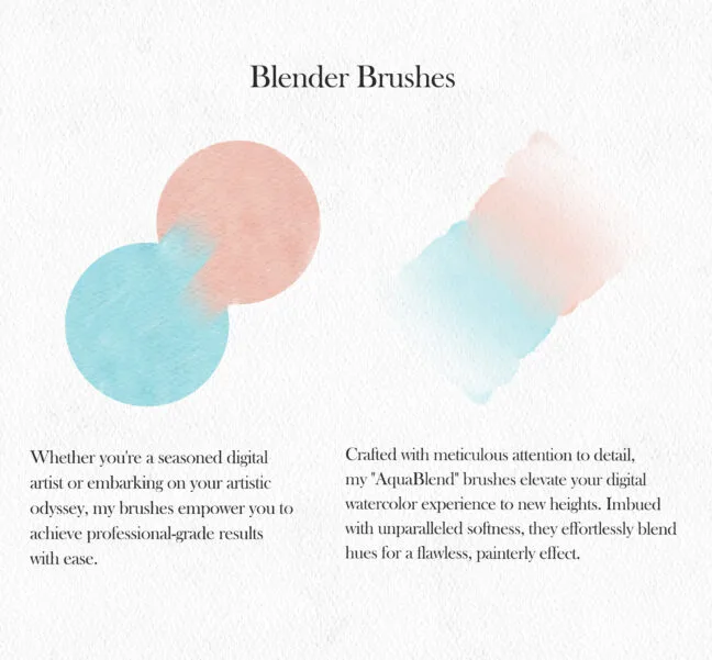 Watercolor Siren Procreate Brushes - GraphicsBunker