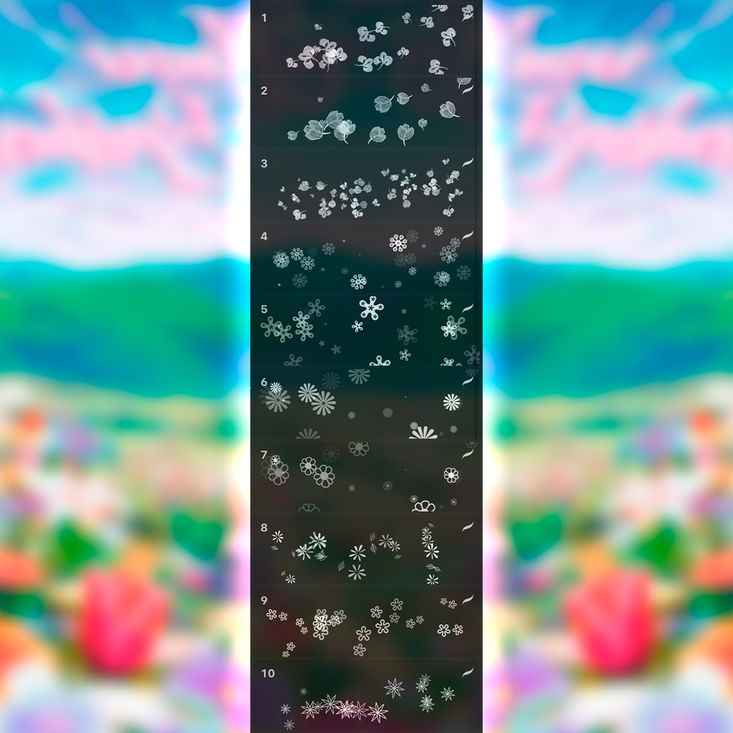 Flower Procreate Brush Pack - GraphicsBunker