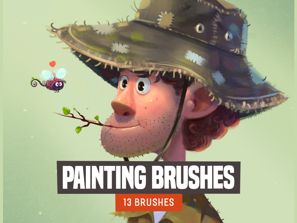 Paint Brushes For Procreate - GraphicsBunker