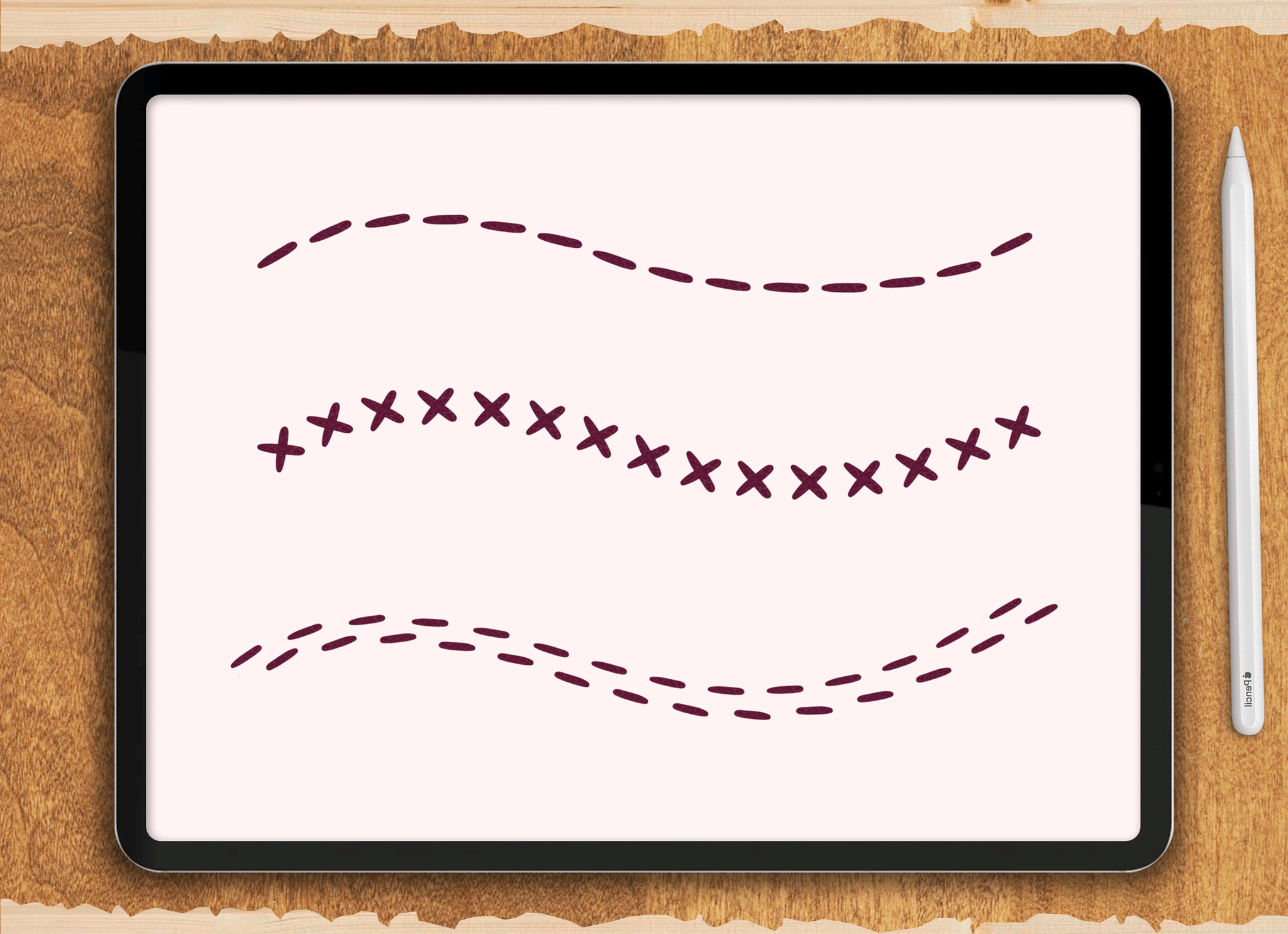 Zipper Stitches Procreate Brushes - GraphicsBunker Zipper Stitches Procreate Brushes - GraphicsBunker