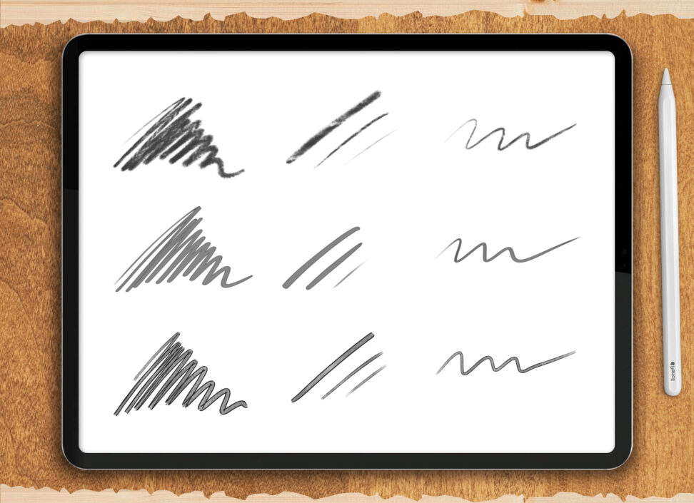 Wet Brushes For Procreate - GraphicsBunker