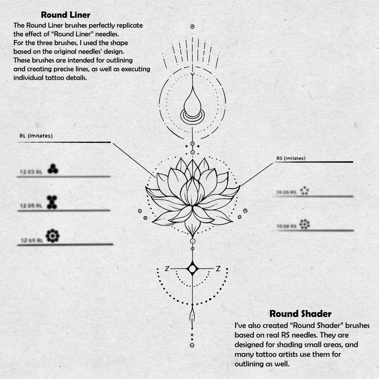 Essential Tattoo Brushes Procreate Graphicsbunker