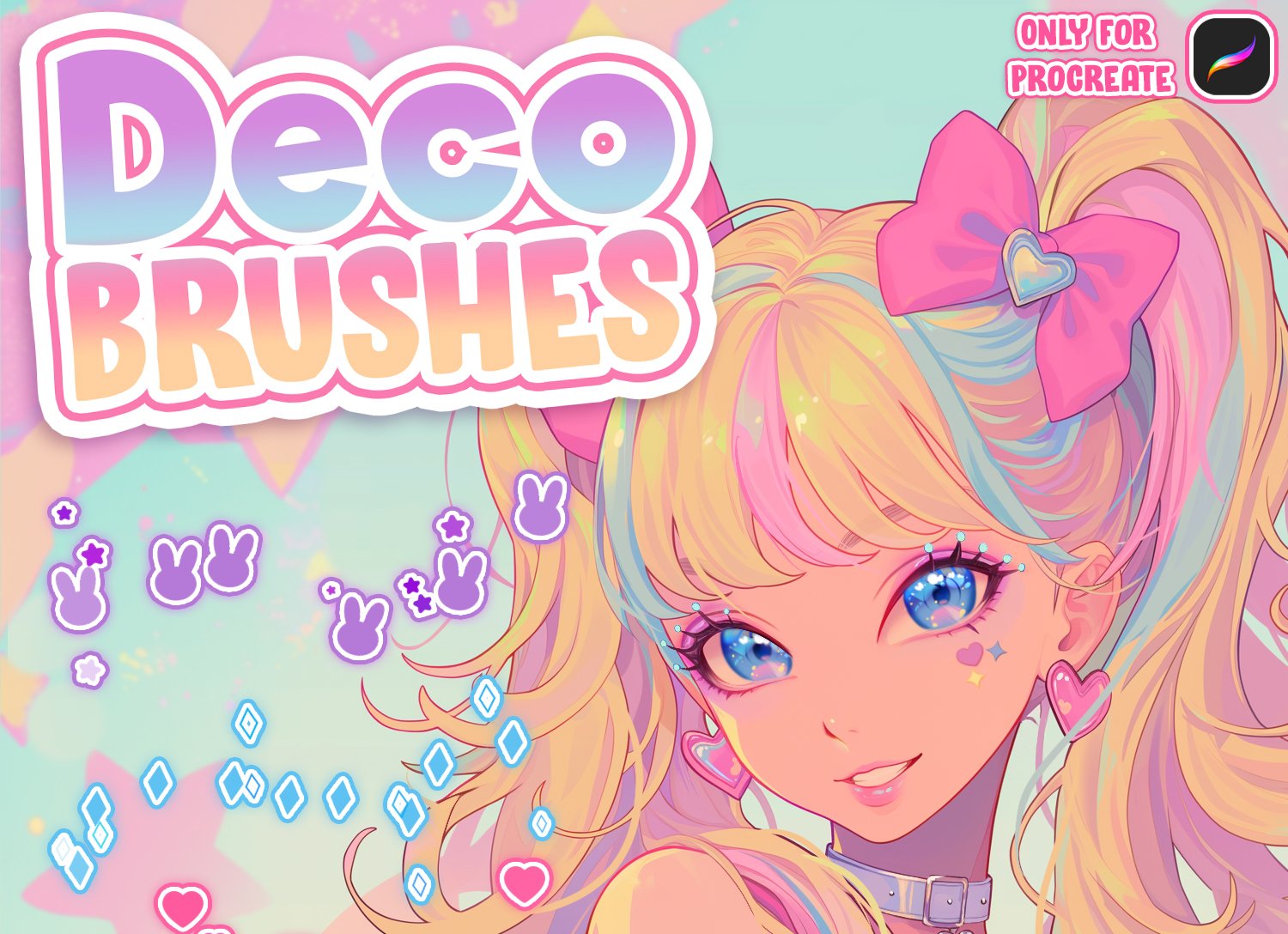 Japanese Decoration Procreate Brushes - GraphicsBunker