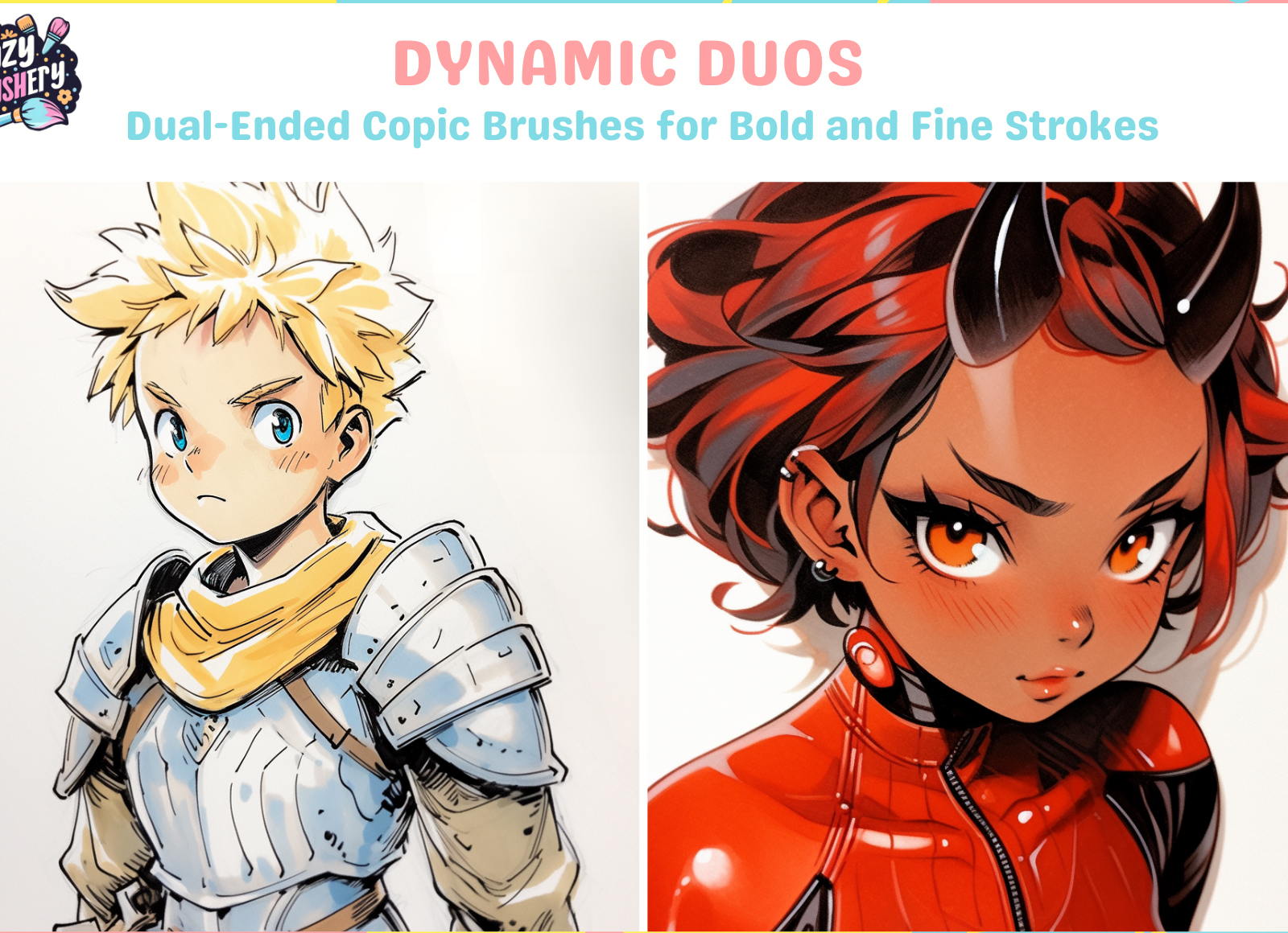 Copic Marker Brushes For Procreate - GraphicsBunker