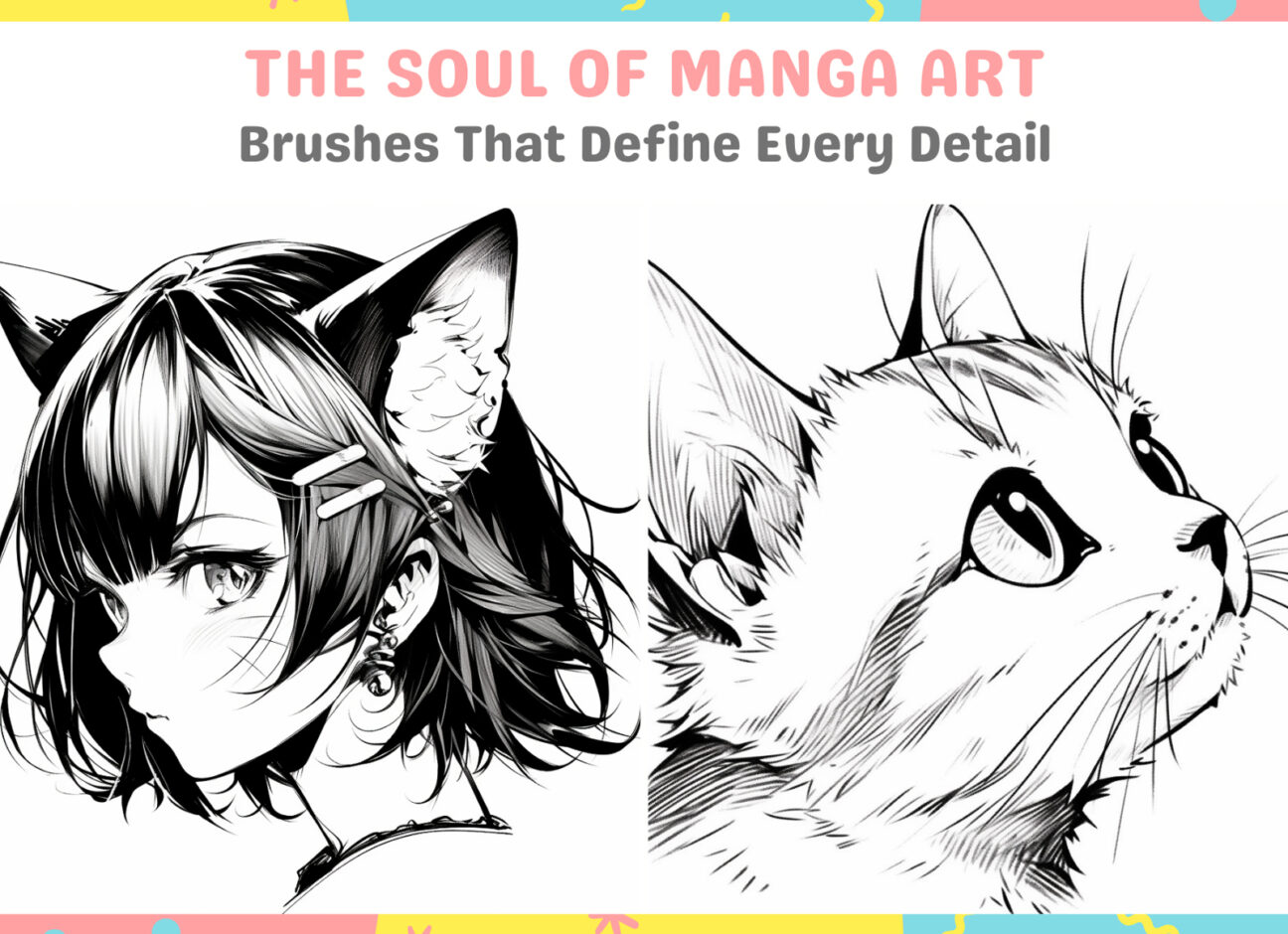 Essential Manga Brushes For Procreate - GraphicsBunker