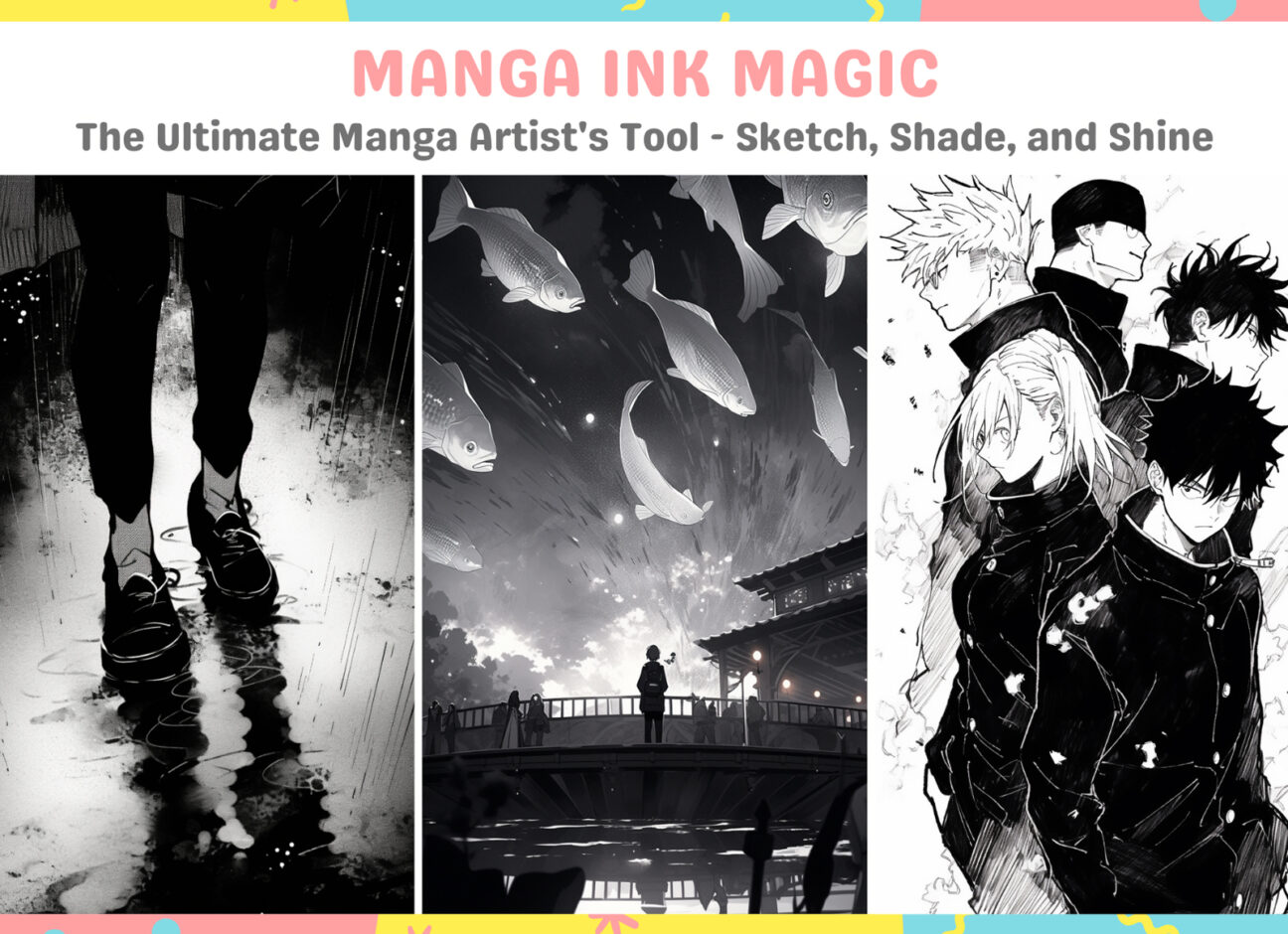 Essential Manga Brushes For Procreate - GraphicsBunker