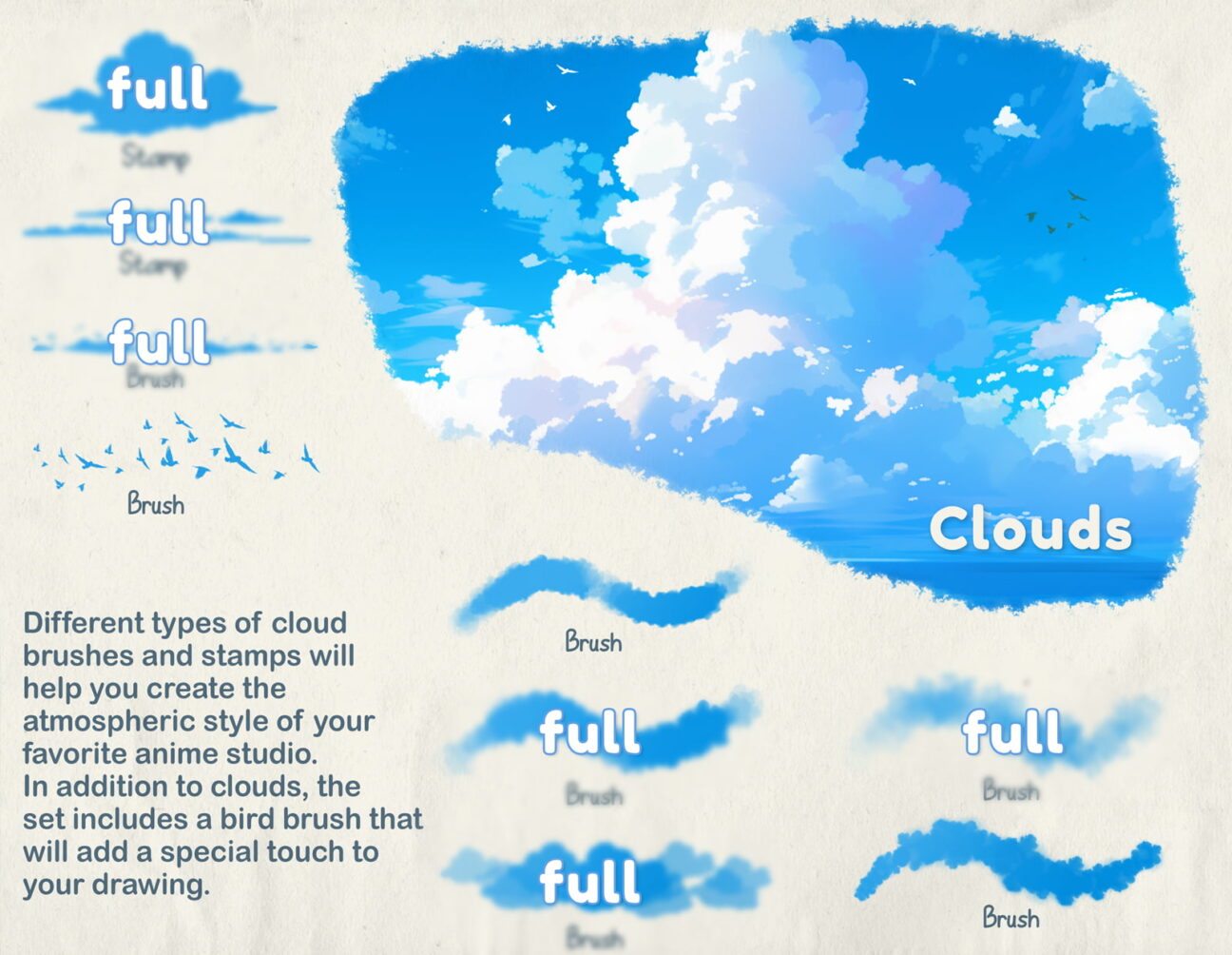 Ghibli Style Brushes For Procreate - GraphicsBunker Ghibli Style Brushes For Procreate - GraphicsBunker
