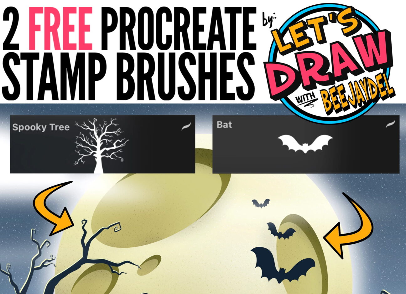 Halloween Brushes For Procreate - GraphicsBunker