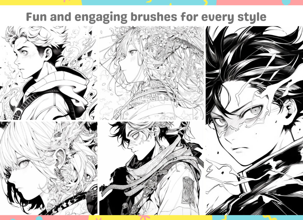 Ink Master Brushes For Procreate - GraphicsBunker