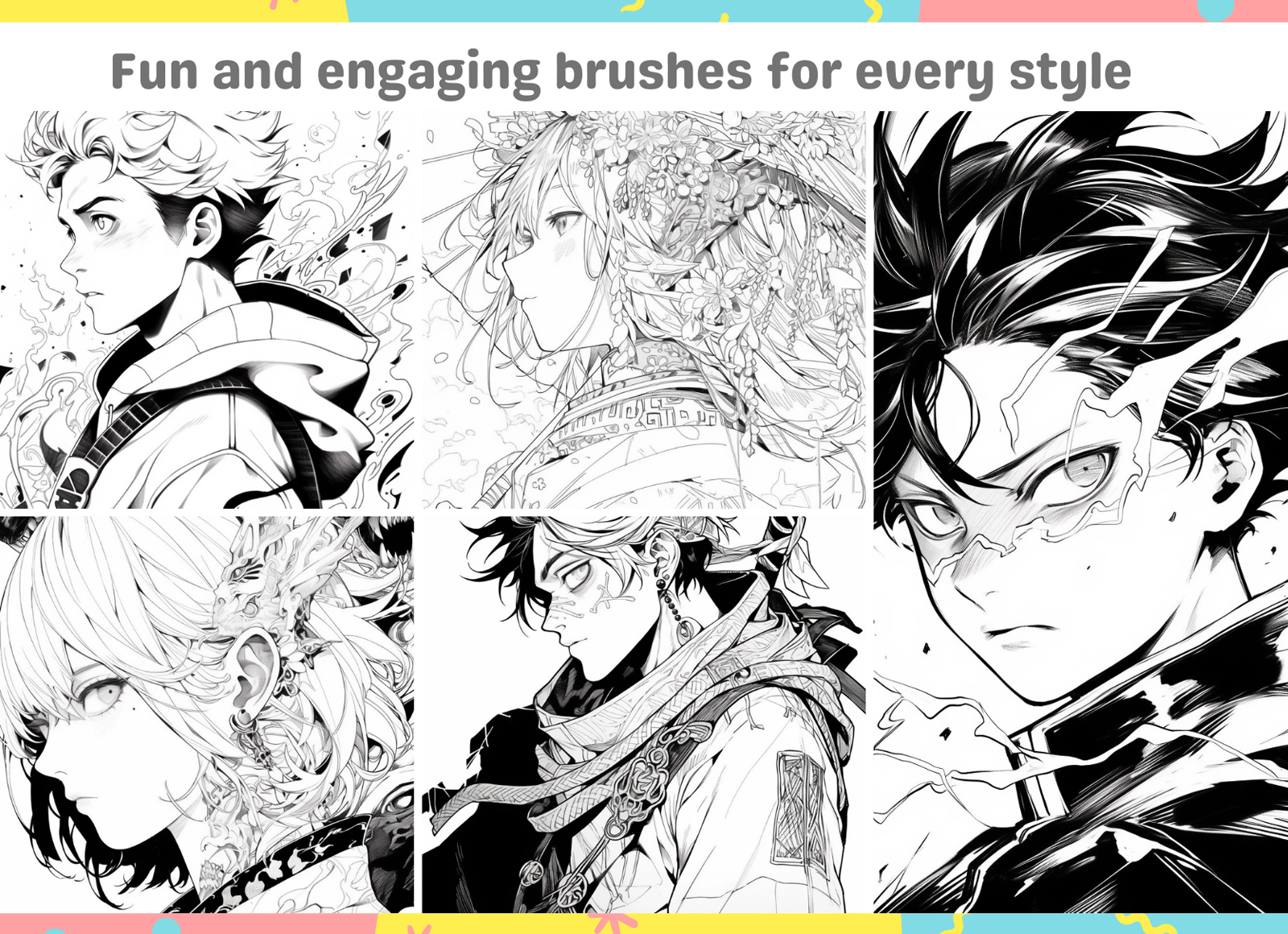 Ink Master Brushes For Procreate - GraphicsBunker