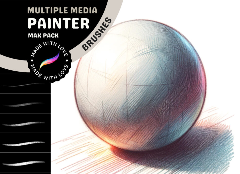 Charming Crayon Procreate Brushes - GraphicsBunker