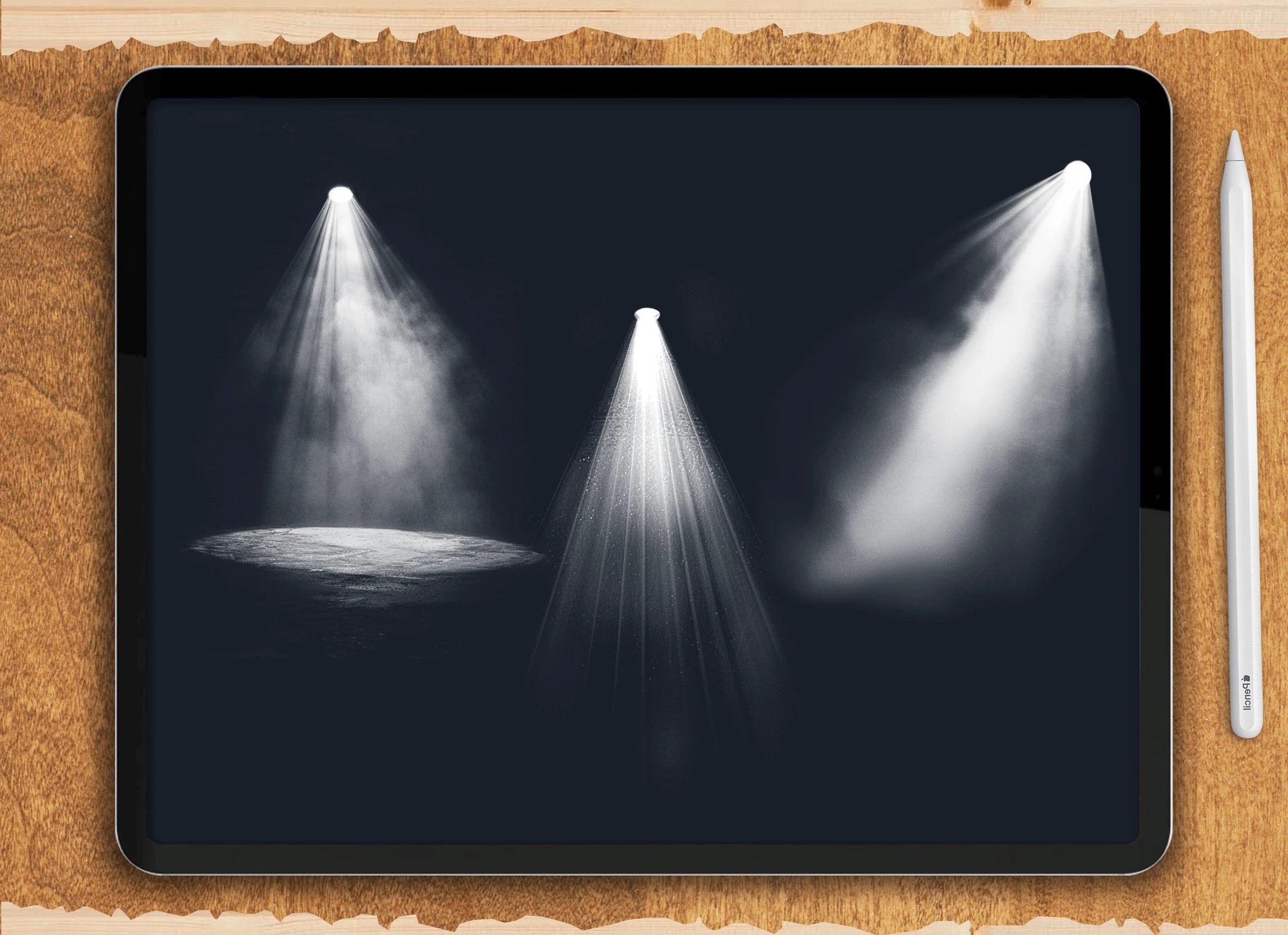Lighting Scene Brushes For Procreate - GraphicsBunker