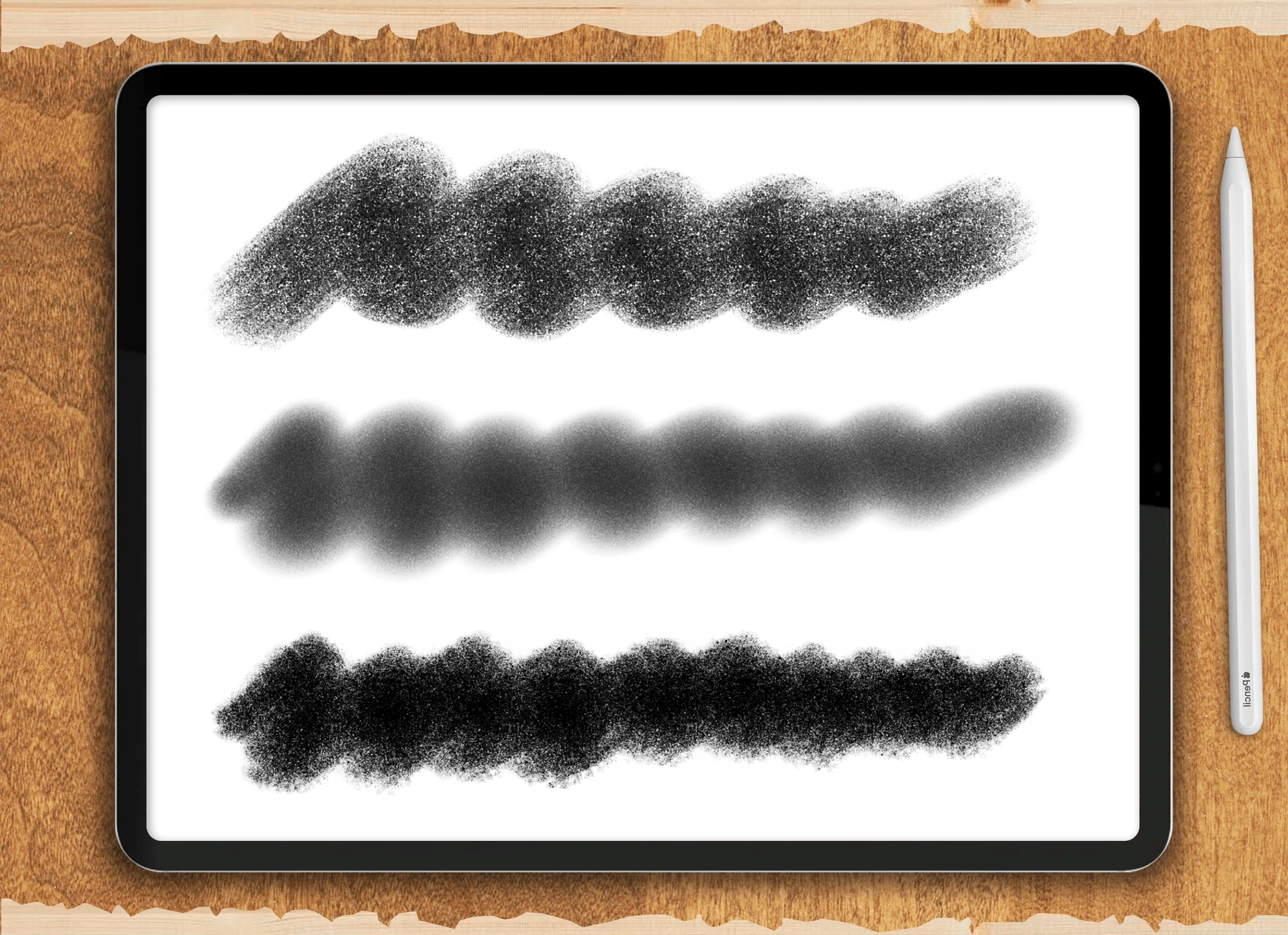 Basic Texture Brush Set For Procreate - GraphicsBunker