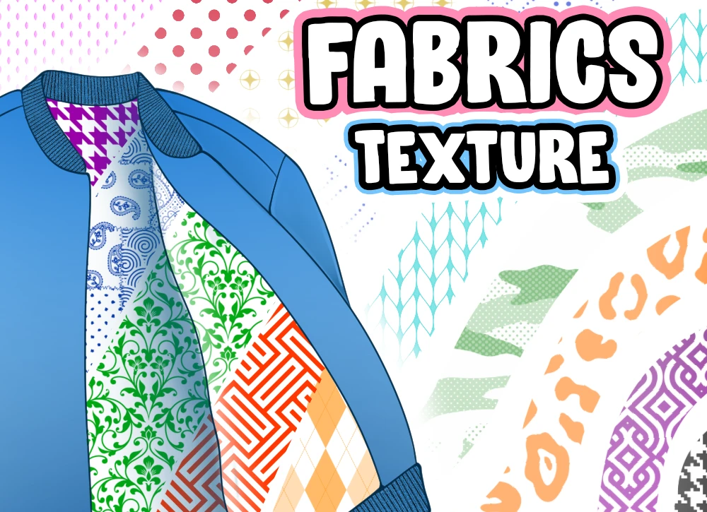 Fabric Texture Procreate Brushes - GraphicsBunker