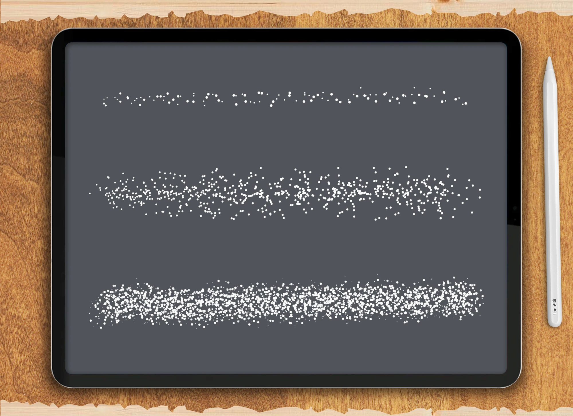 Stipple Brushes For Procreate - GraphicsBunker