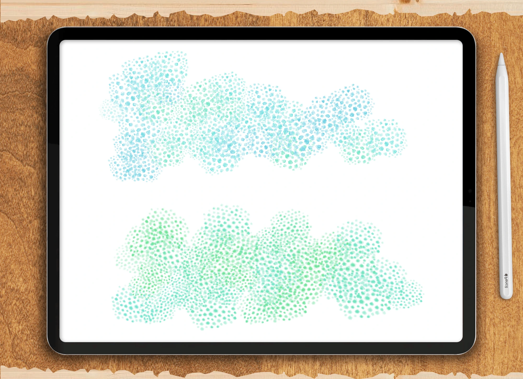 Scale Brush Pack For Procreate - GraphicsBunker