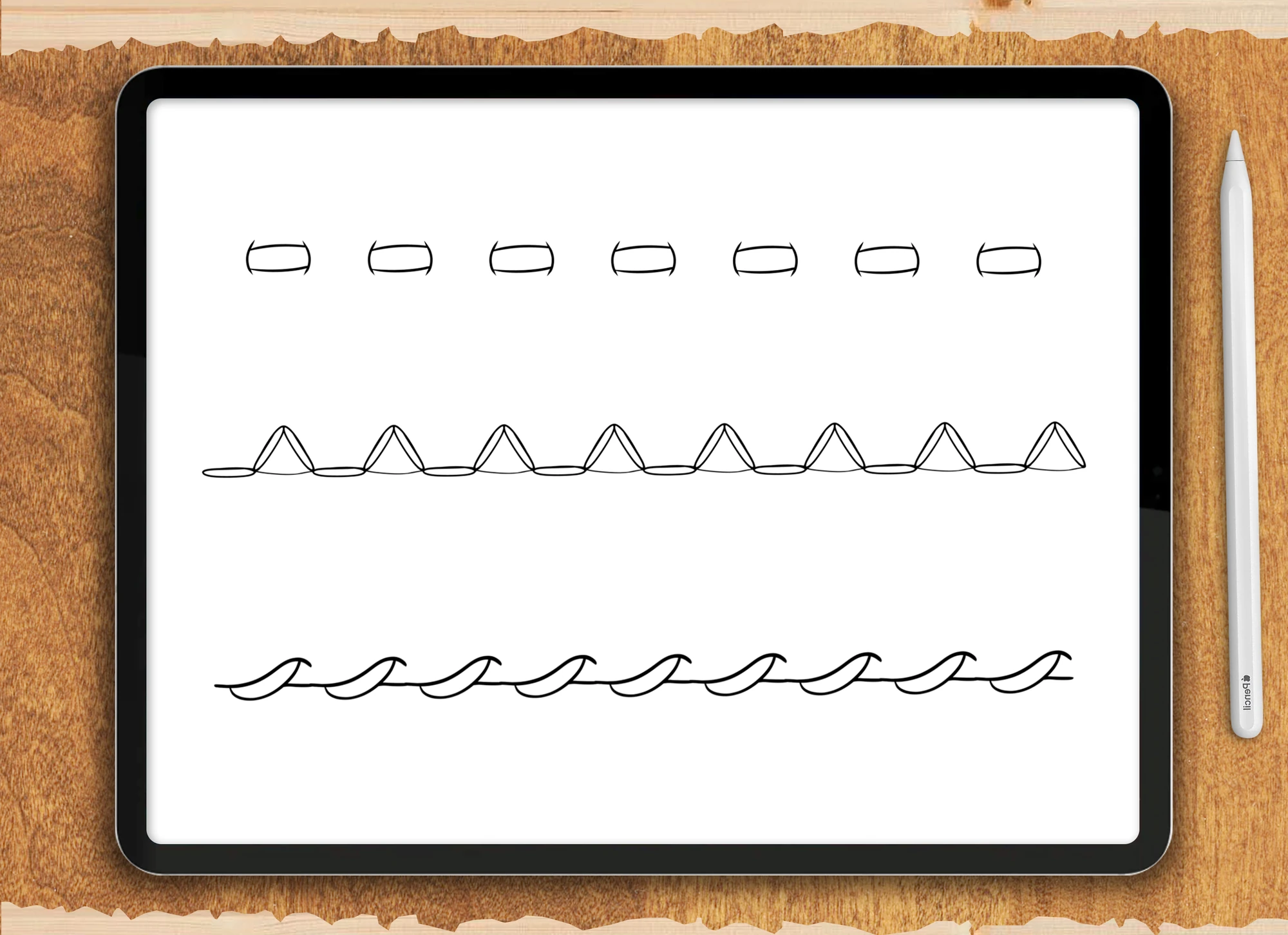 Stitches Brush Pack For Procreate - GraphicsBunker